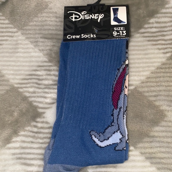 Disney | Underwear & Socks | 38 Bundle Disney Eeyore Crew Socks | Poshmark